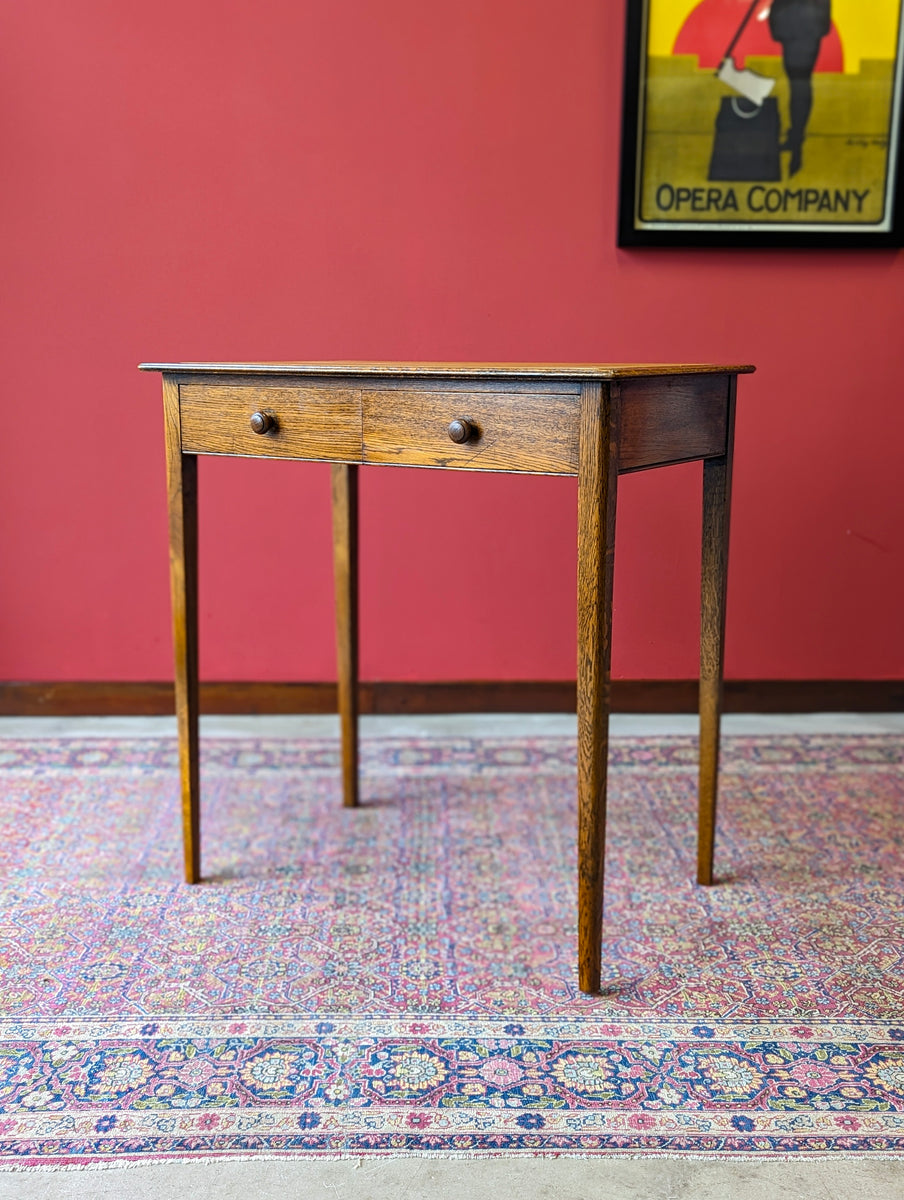 Vintage 1940’s Oak Writing Table – Founders Antiques