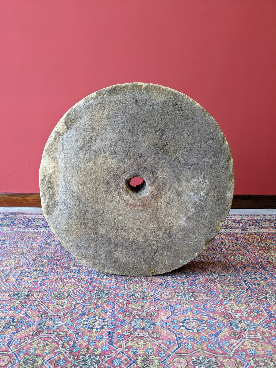 Large Antique Reclaimed Mill Stone Wheel – Founders Antiques